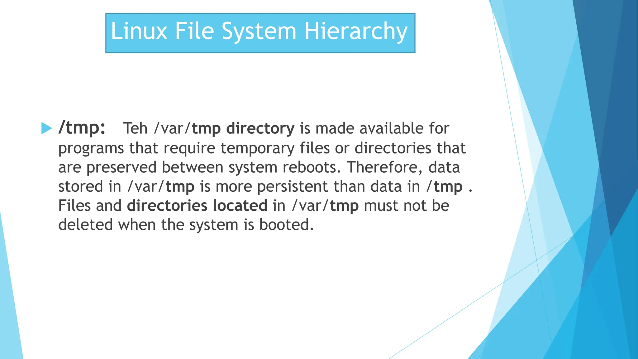 Tahir Ashraf [Linux file system herarchy].pptx