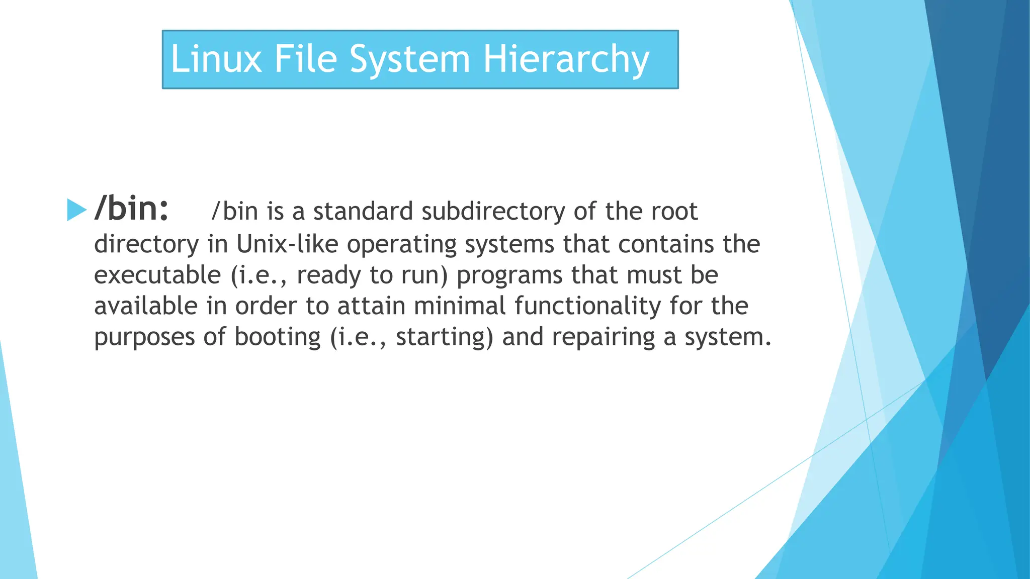 Tahir Ashraf [Linux file system herarchy].pptx