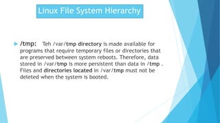 Tahir Ashraf [Linux file system herarchy].pptx