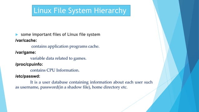 Tahir Ashraf [Linux file system herarchy].pptx