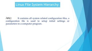 Tahir Ashraf [Linux file system herarchy].pptx