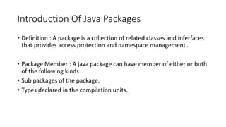 Java Packages | PPT