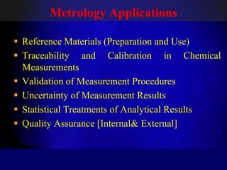 Nutritional Metrology: The Role of Reference Materials in Improving ...