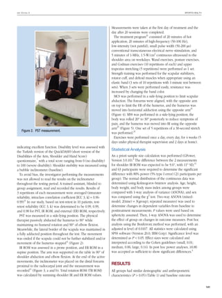 Tahran 2020 modified posterior shoulder stretching exercises sis | PDF