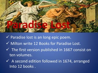 Milton’s Grand style | PPTX