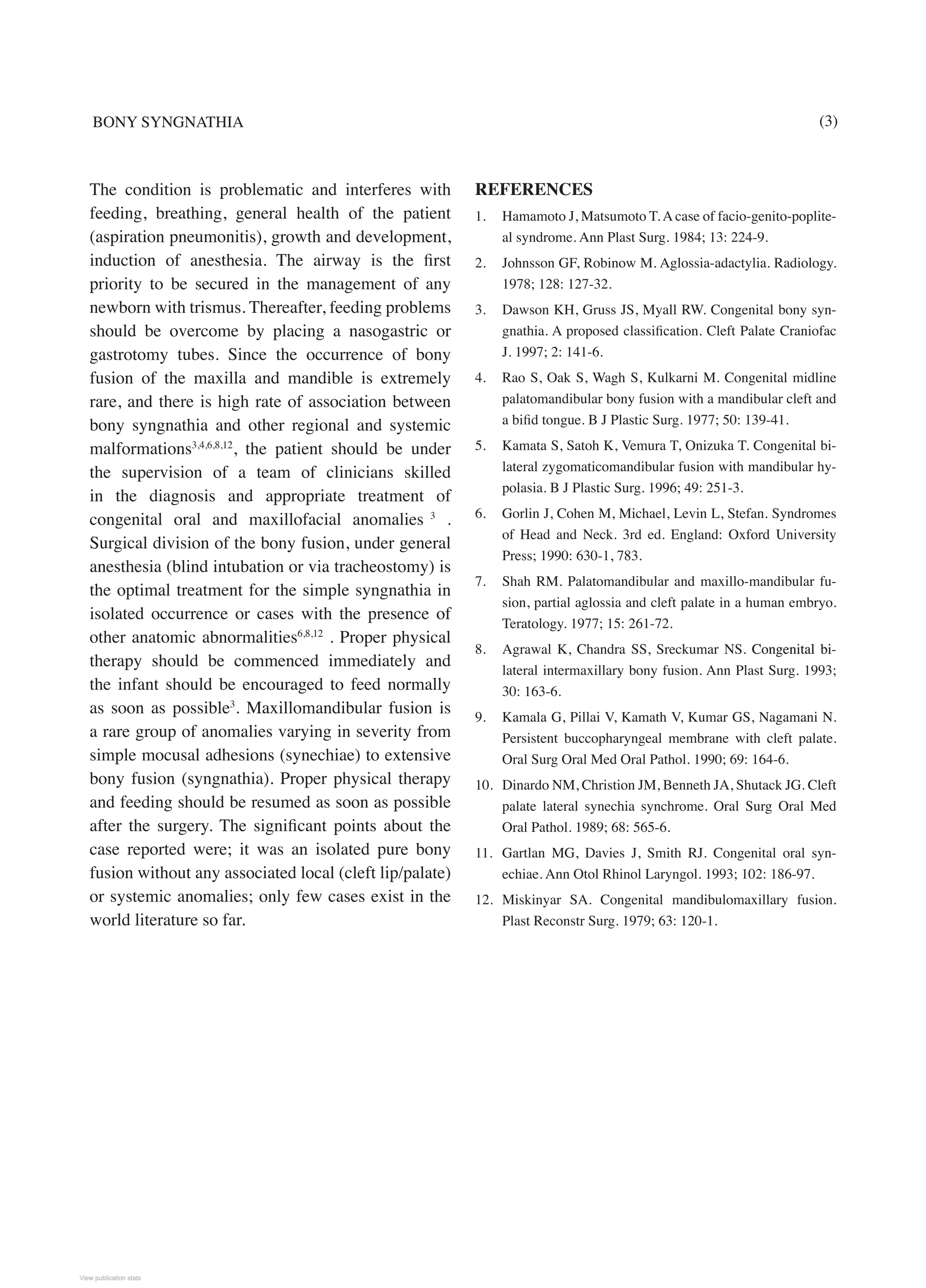 3.Tahrir N. Aldelaimi Article BONY SYNGNATHIA (CONGENITAL FUSION OF ...