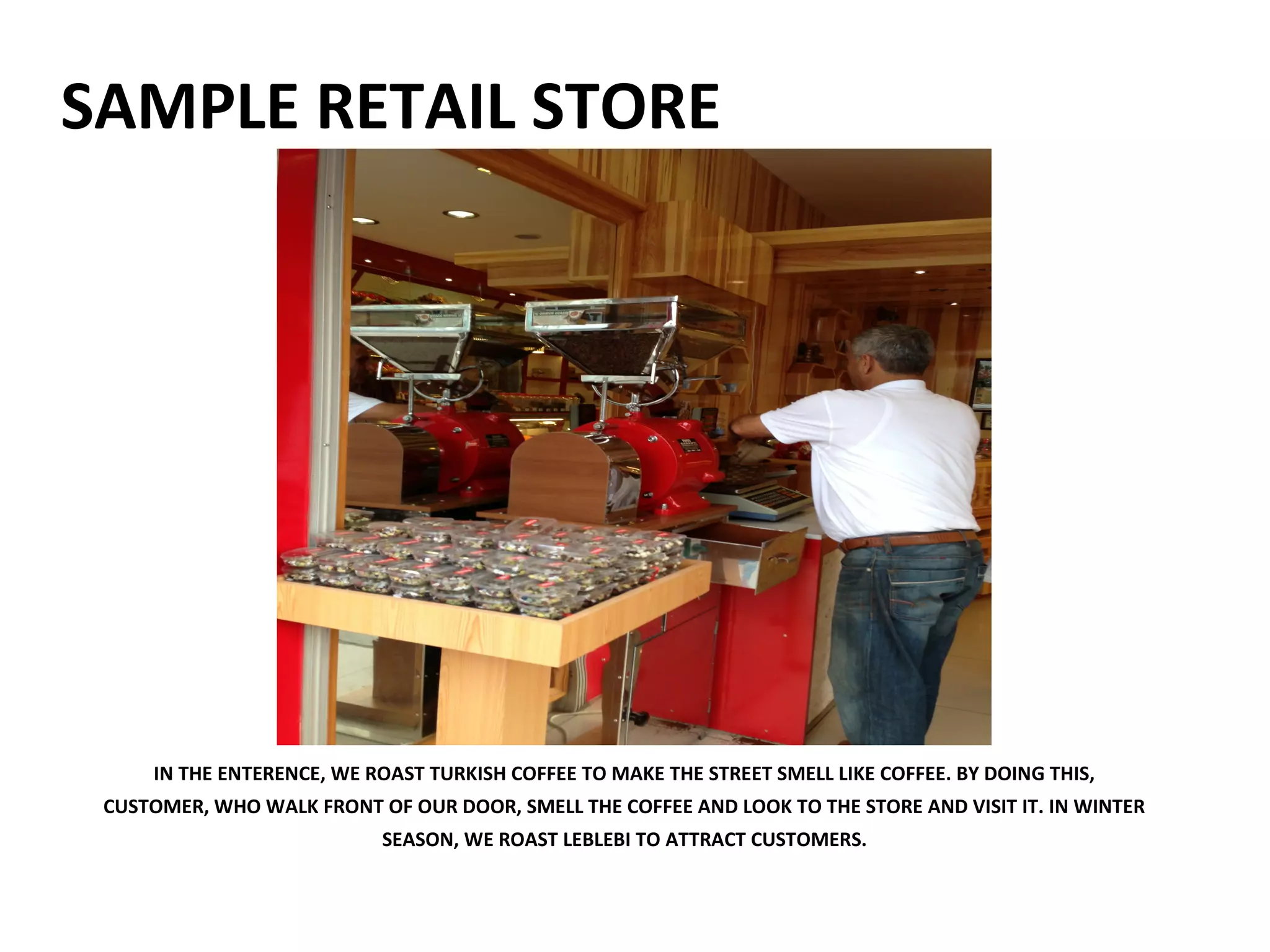 Tahtasakal nuts' sample retail store and tahtasakal gross market | PPT