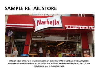 Tahtasakal nuts' sample retail store and tahtasakal gross market | PPT