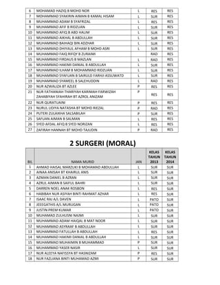 Tahun 2 (2014) | DOC