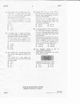 Tahun 4 kertas 1 april | PDF
