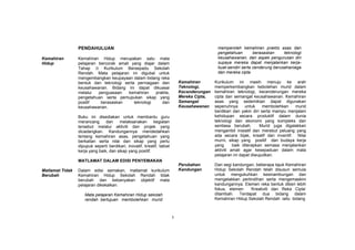 sukatan pelajaran KH Tahun 6 | PDF