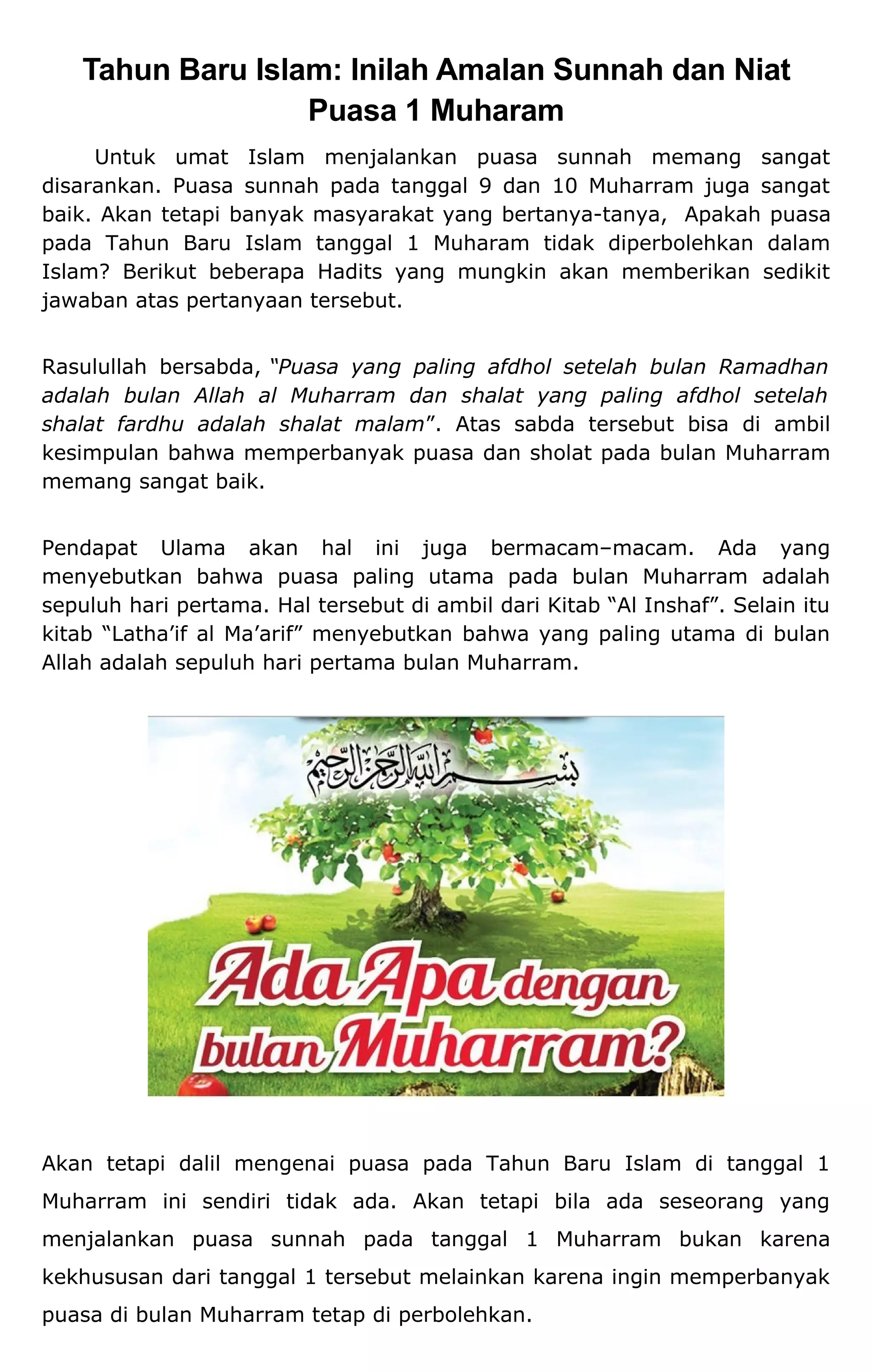 Tahun baru islam | DOC