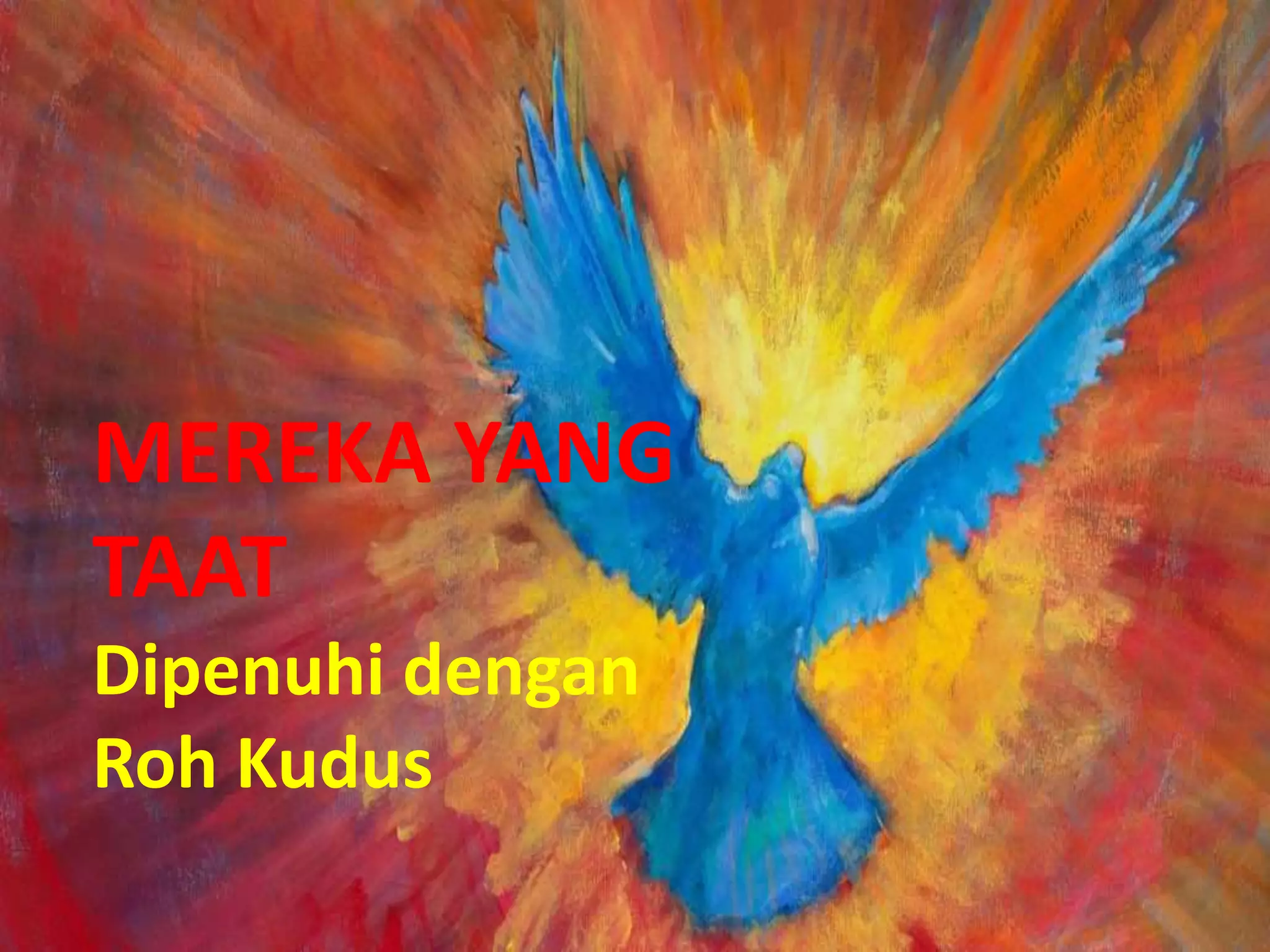 Tahun ketaatan hidup jadi anak allah | PPT