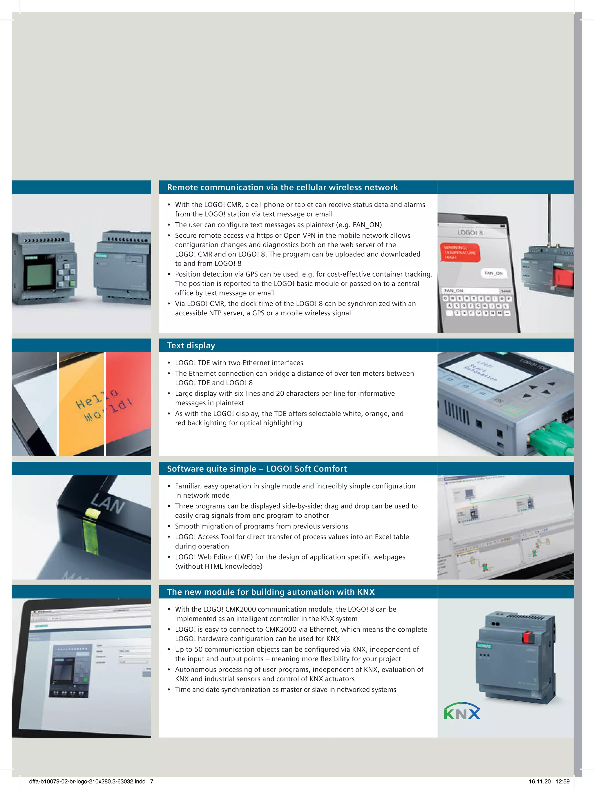 Tài liệu hướng dẫn sử dụng bộ điều khiển Siemens Simatics LOGO! | PDF