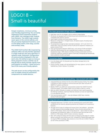 Tài liệu hướng dẫn sử dụng bộ điều khiển Siemens Simatics LOGO! | PDF