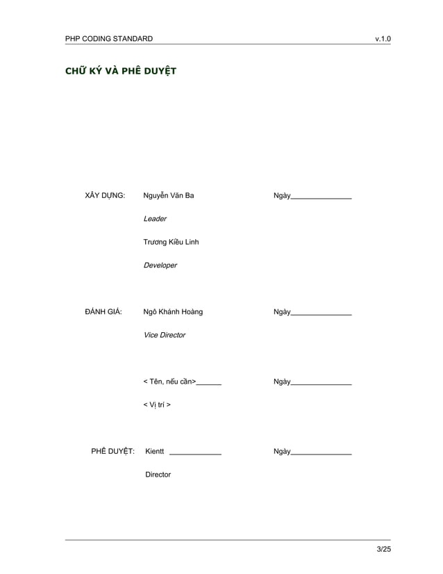 Tai lieu-php-coding-standard | PDF