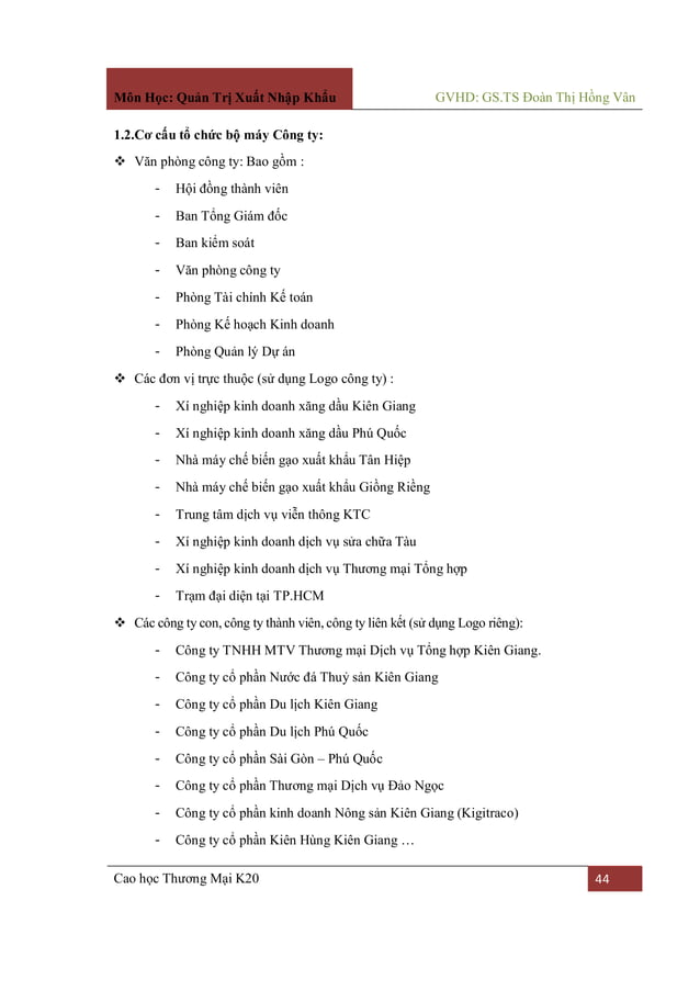 Luận văn: Vấn đề lí luận chung về xuất khẩu gạo ở Việt Nam, HOT | PDF