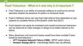 Automated Fault Tolerance Testing | PPTX