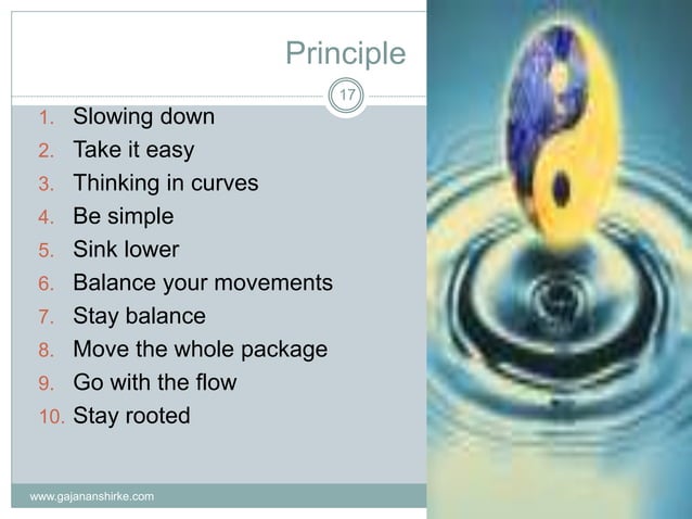 Tai chi philosophy | PPTX