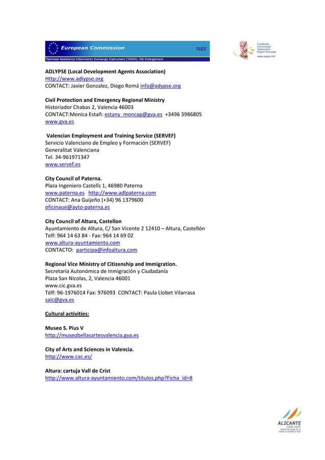 Taiex study visit rtp33119 dossier | PDF