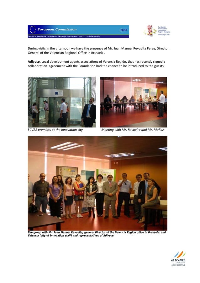 Taiex study visit rtp33119 dossier | PDF