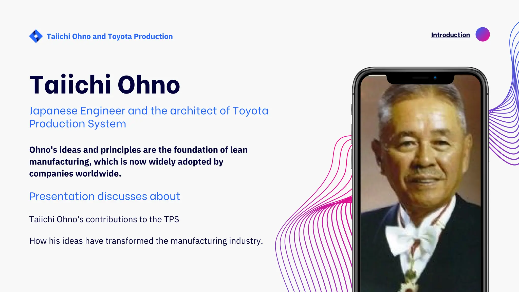 TAIICHI OHNO AND TPS , total quality management and tps | PDF