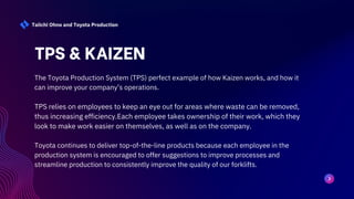 TAIICHI OHNO AND TPS , total quality management and tps | PDF