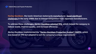 TAIICHI OHNO AND TPS , total quality management and tps | PDF