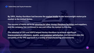 TAIICHI OHNO AND TPS , total quality management and tps | PDF