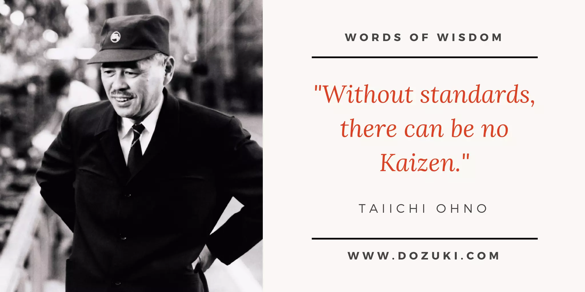 Top Ten Taiichi Ohno Quotes Dozuki | PPT
