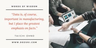 Top Ten Taiichi Ohno Quotes Dozuki | PDF