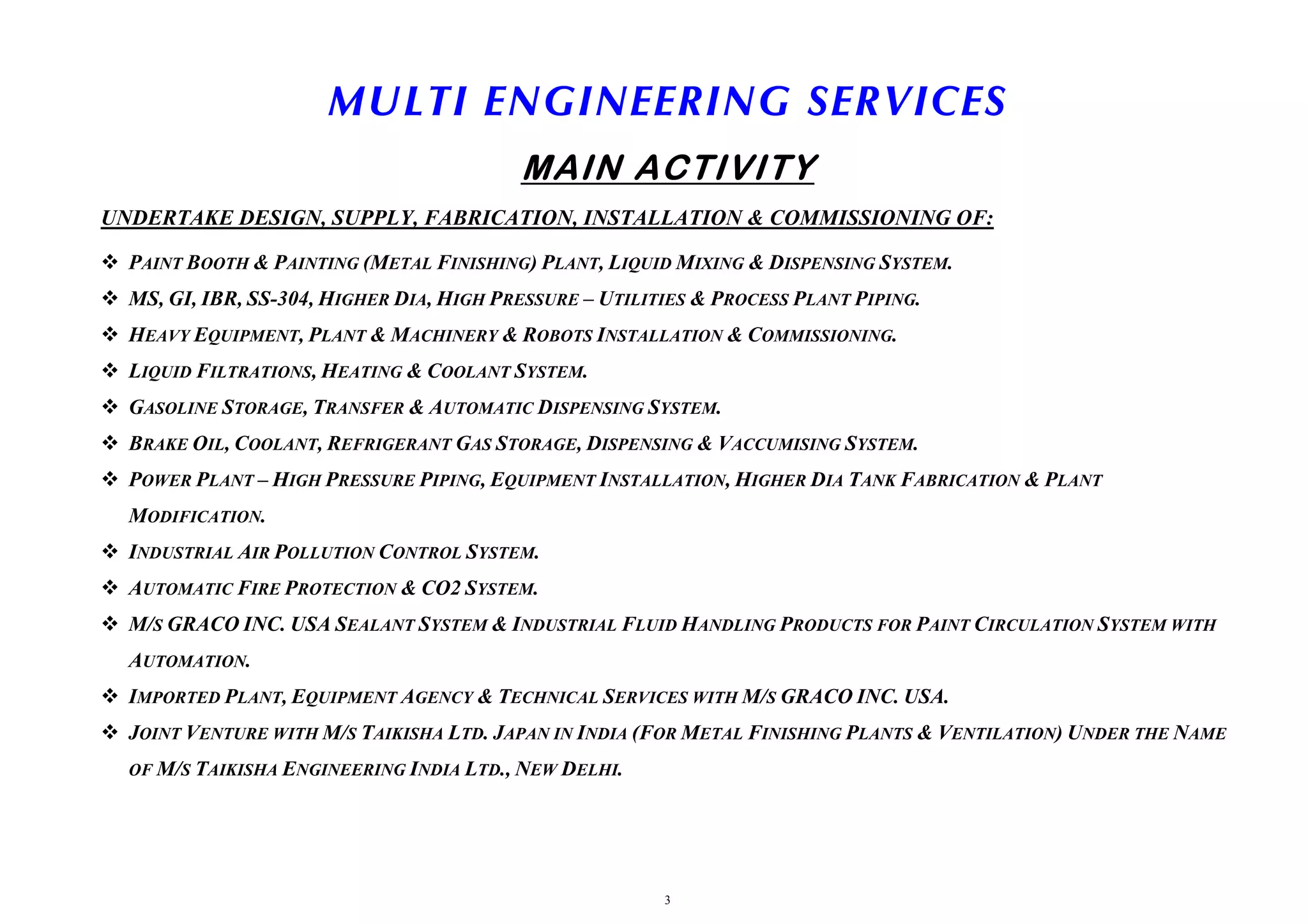 Taikisha Engineering India Limited, Gurgaon, Painting Plants And ...