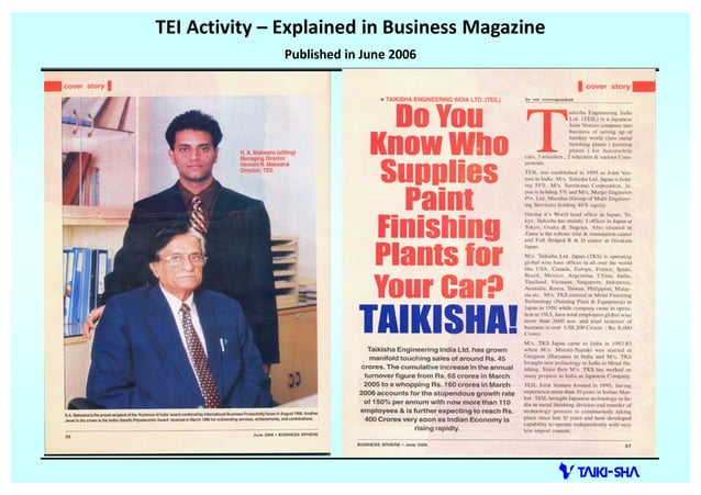 Taikisha Engineering India Limited, Gurgaon, Painting Plants And ...