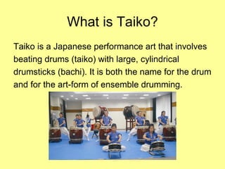Taiko Drumming Presentation | PPT | Musical Instruments | Hobbies ...