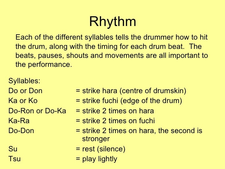 Taiko Drumming Presentation