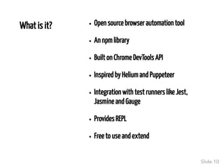 Taiko - Reliable Browser Automation | PDF