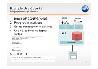 Tail-f Webinar OpenFlow Switch Management Using NETCONF and YANG | PDF