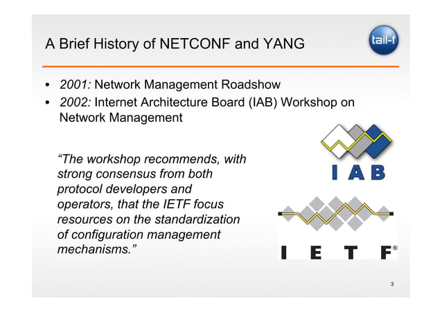 Tail-f Webinar OpenFlow Switch Management Using NETCONF and YANG | PDF