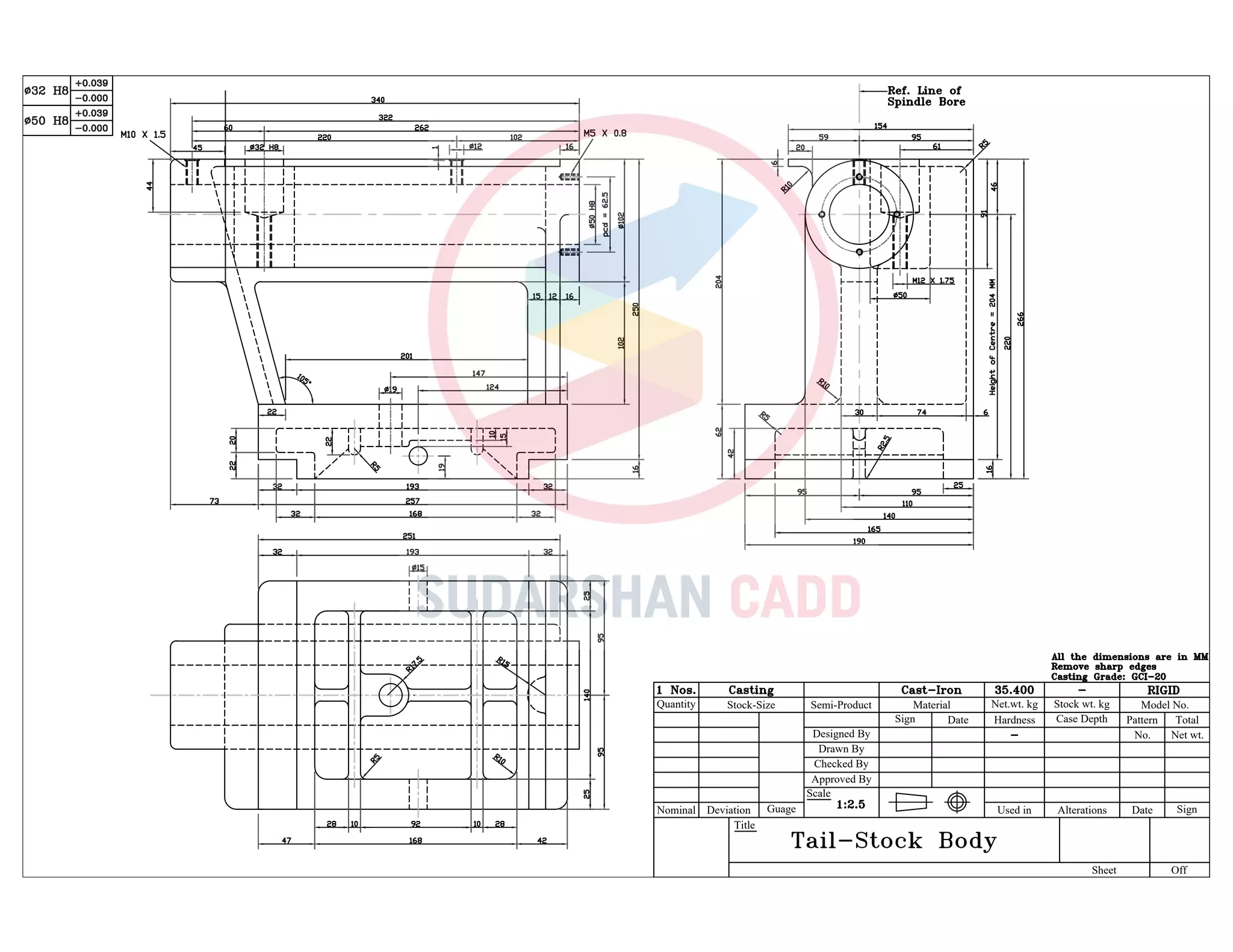 TAIL-STOCK BODY | PDF
