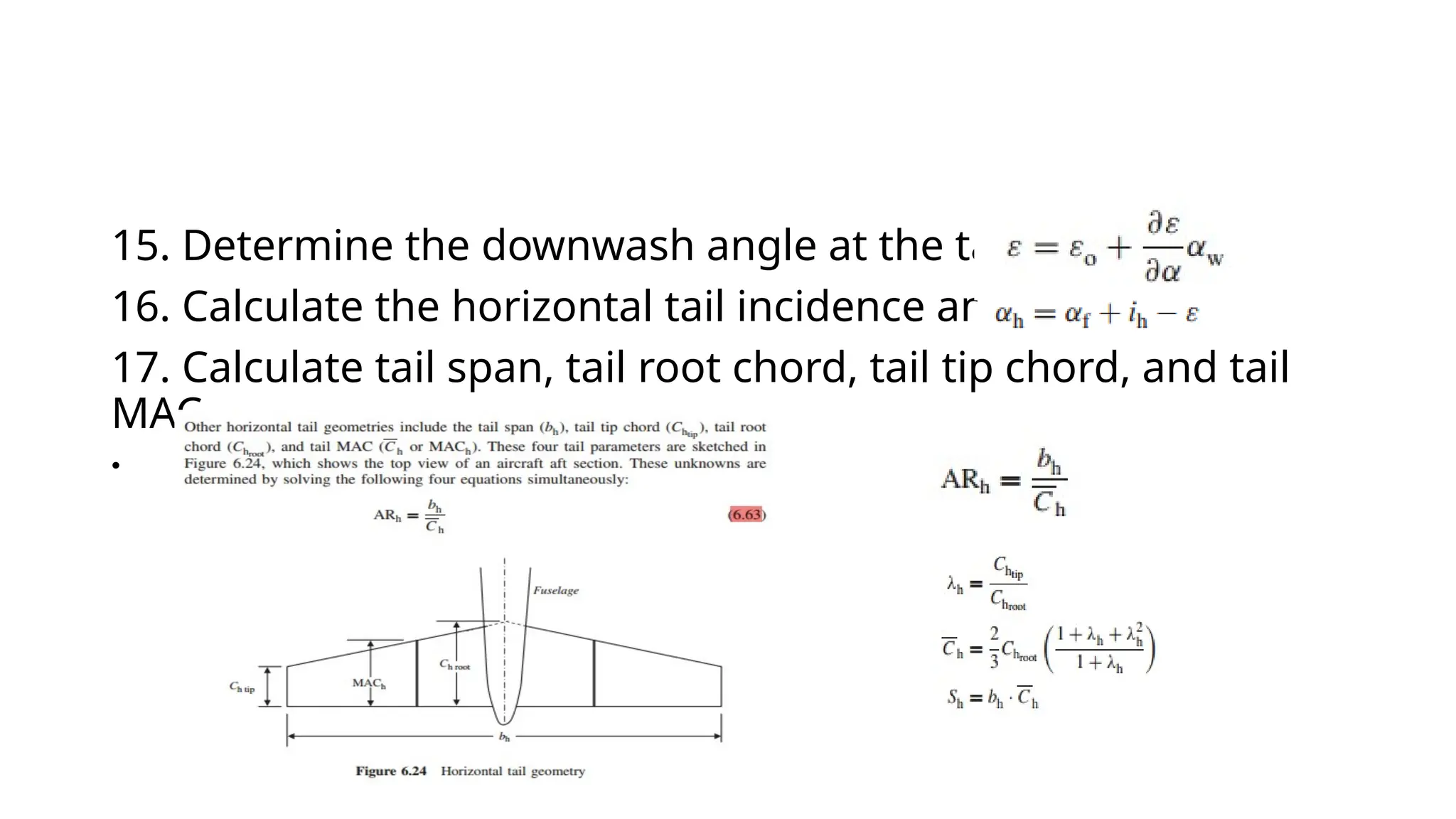 TAIL DESIGN AND ITS CONFIGURATION TYPES | PPTX