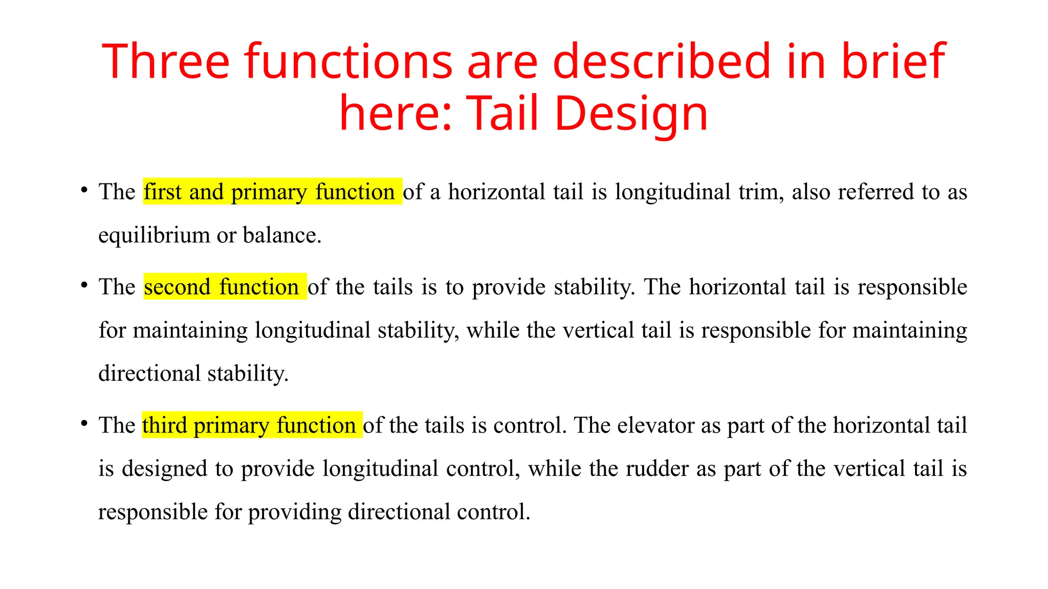 TAIL DESIGN AND ITS CONFIGURATION TYPES | PPTX | Air Travel | Travel Type