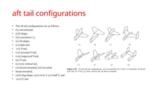 TAIL DESIGN AND ITS CONFIGURATION TYPES | PPTX | Air Travel | Travel Type