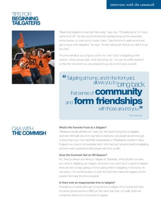 Tailgate Fever Entertainment Guide | PDF