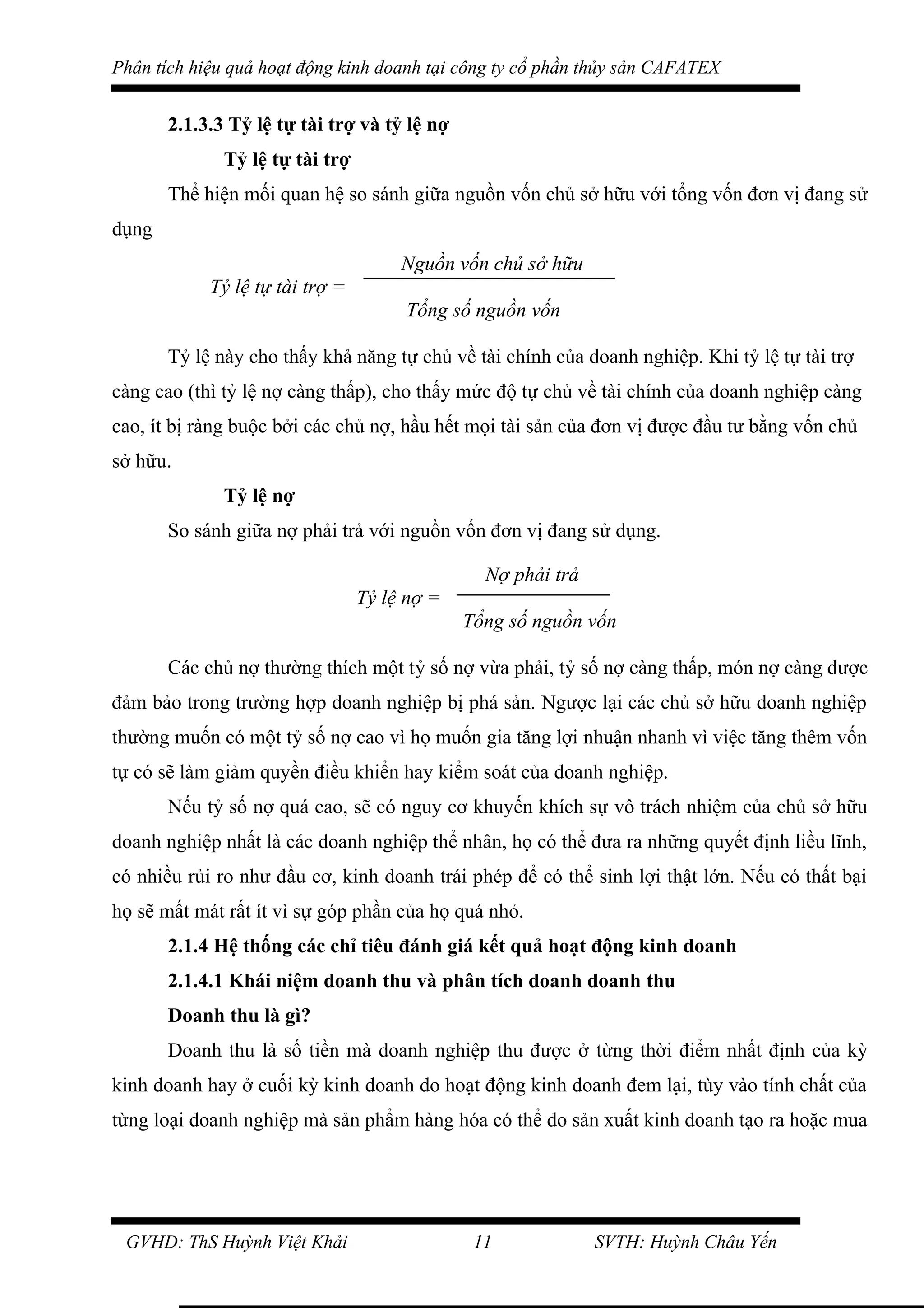 Tailieu.vncty.com luan-van-phan-tich-hieu-qua-kd-tai-ctcp-cafatex | PDF