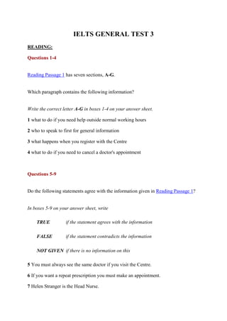 Tailieu.vncty.com ielts general test 3 | PDF