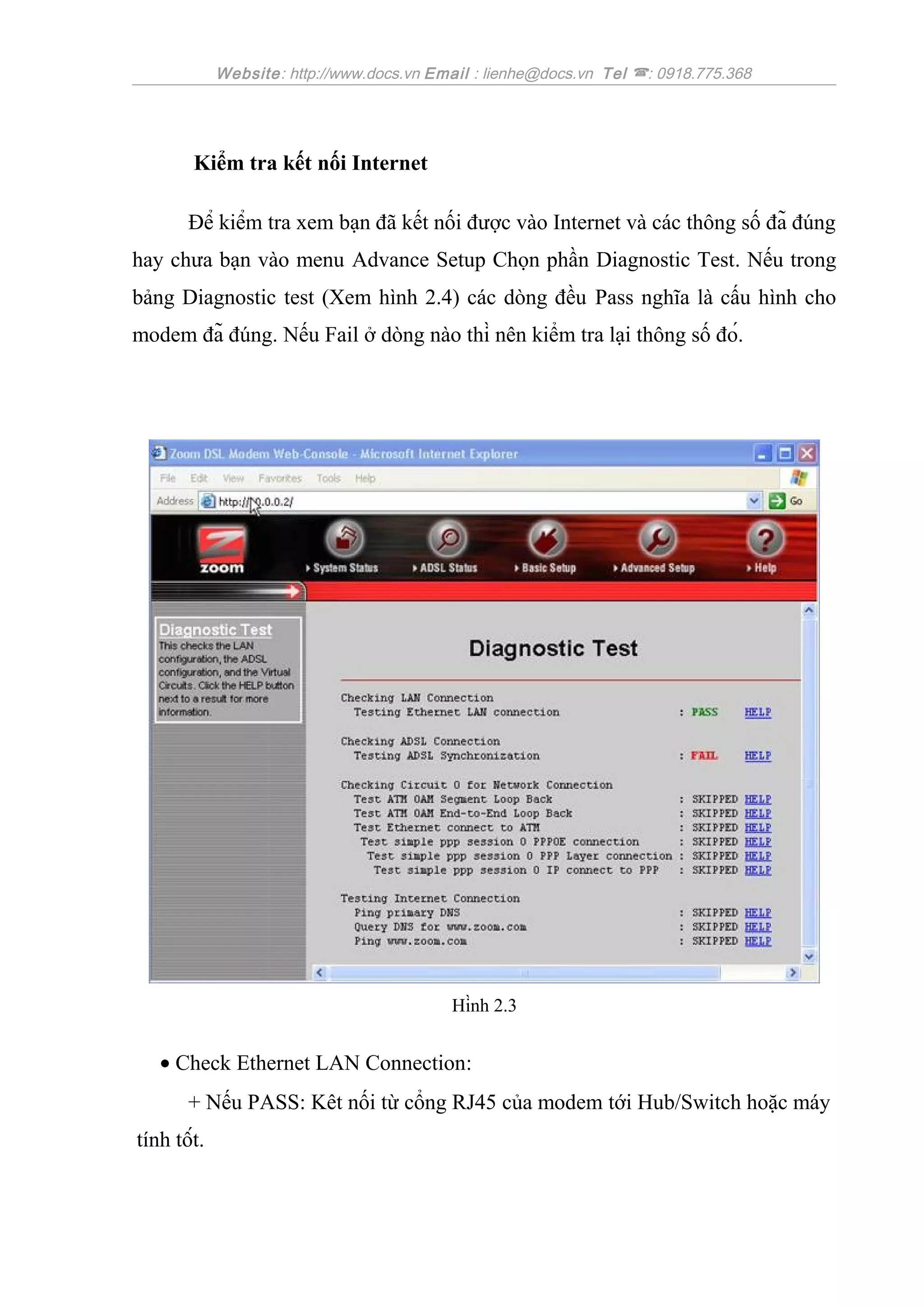 Tailieu.vncty.com bao cao mang may tinh va internet | DOC