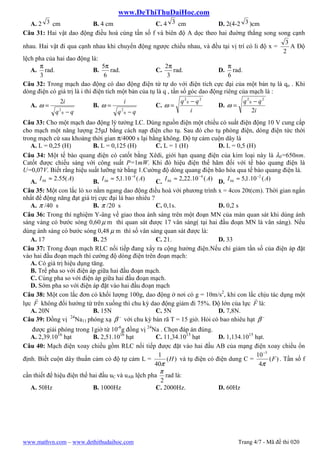 Tailieu.vncty.com de thi quoc hoc hue | PDF