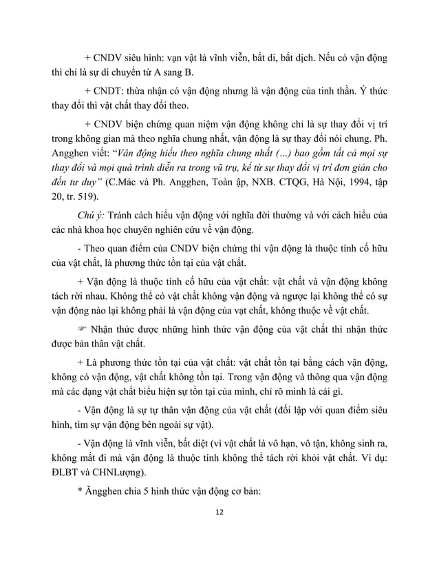 Tai lieu doc them chương 2 Triết học mác- lênin | PDF