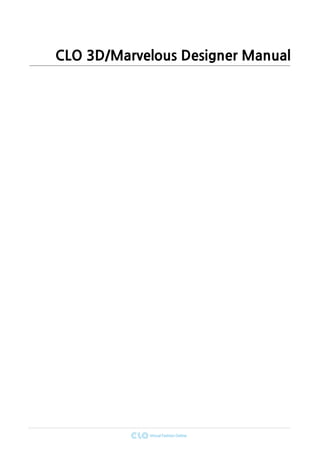 Tai lieu huong dan su dung 3d marvelous clo | PDF