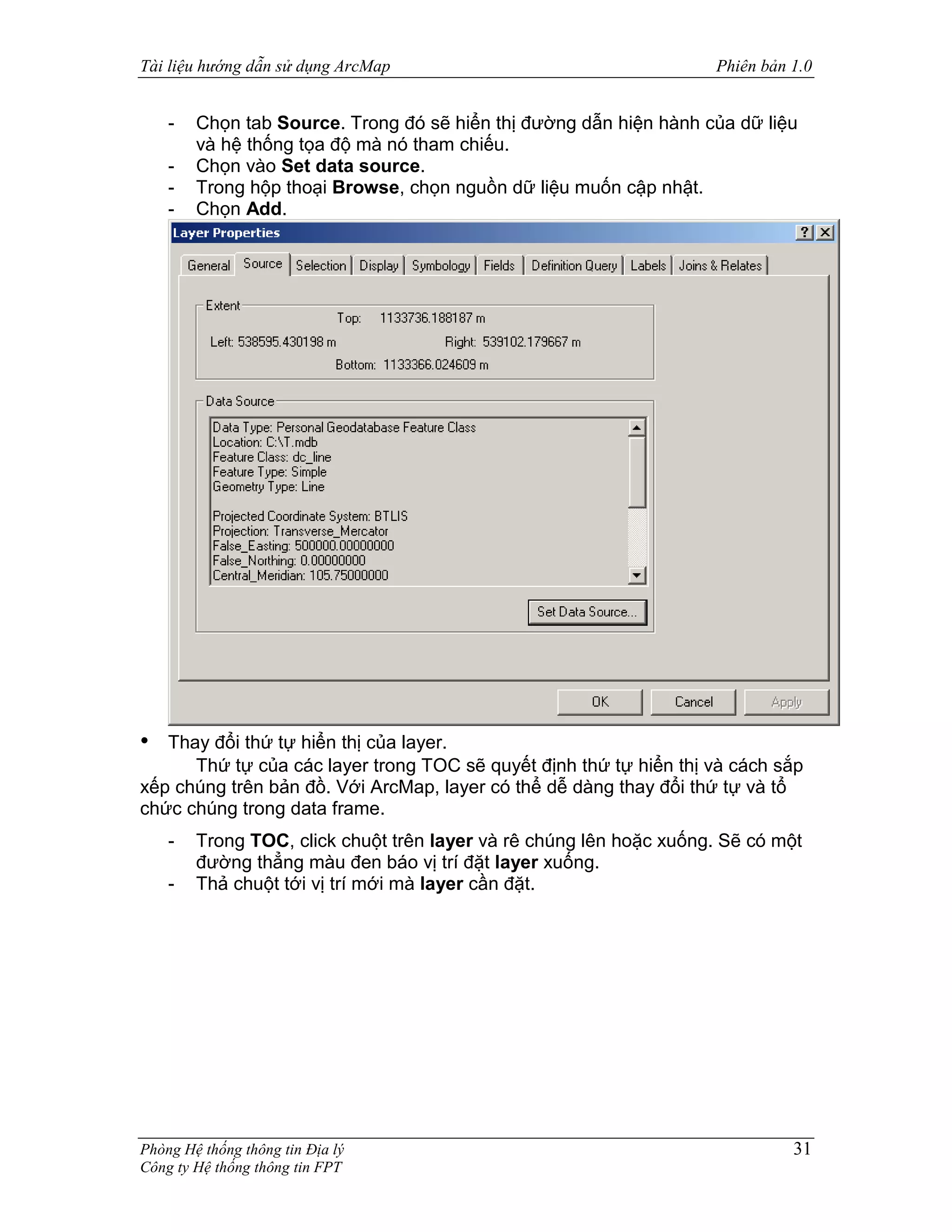 Hướng dẫn sử dụng phần mềm Arcgis Arcmap Destop | PDF